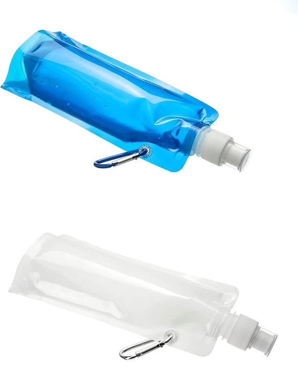 CLOSEOUT Ultralight Collapsible Water Bottles Avaliable in Blue and Wh ...